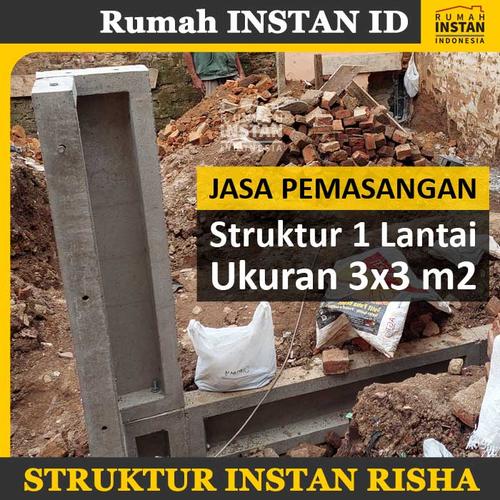 Jual JASA PASANG Struktur Panel RISHA 1 Lantai 3×3 m2 JABODETABEK ...