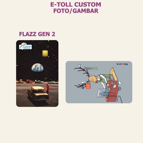 Jual Kartu E-toll Flazz Gen 2 E-Money Bisa Custom Gambar Foto Logo ...