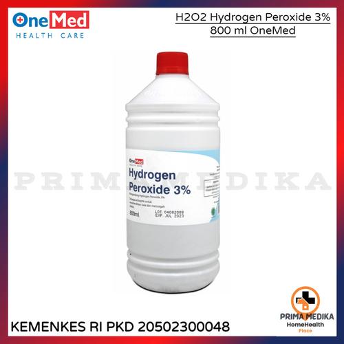 Jual Hydrogen Peroxide 3% 800 ML /Cairan H2O2 Antiseptik Luka / H2o2 ...