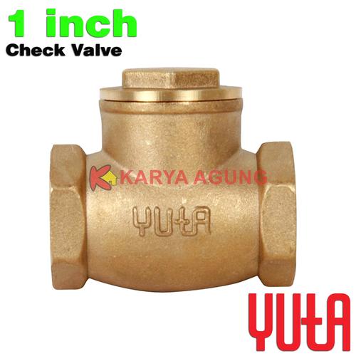 Promo Check Valve YUTA 1" Kuningan / Klep Tidur / Klep Tabok 1 inch Brass - Kota Makassar ...