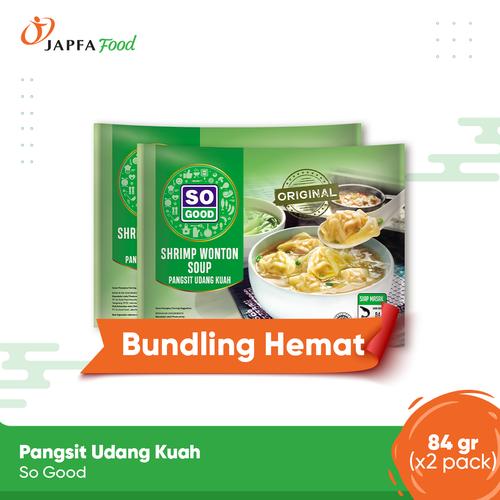 Promo So Good Pangsit Udang Kuah/Shrimp Wonton Soup 84 gr- Isi 2 pack ...