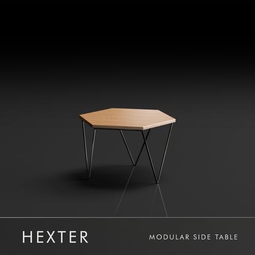 Promo HEXTER - Modular Side Table / Meja Tamu Sudut Minimalis | XIONCO - Putih Cicil 0% 3x ...