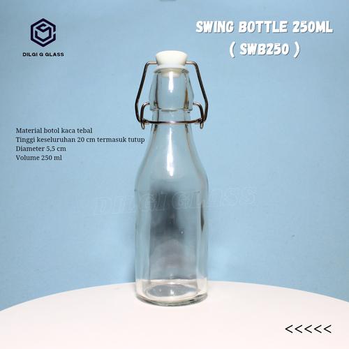 Jual SWB250 swing bottle 250ml bormiolli kotak/botol kaca 250ml tahan ...