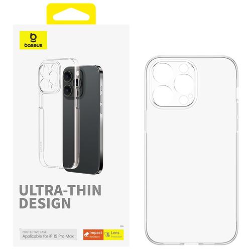Promo BASEUS CASE IPHONE 15 SERIES TRANSPARAN HD FULL COVER - IP15 Pro ...