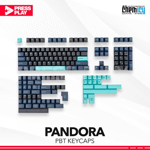 Jual Press Play Dark Pandora PBT ABS Doubleshot Keycaps 173 Cherry ...