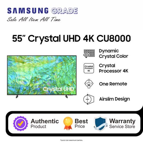 Jual SAMSUNG Smart TV 55" Crystal UHD 4K CU8000 - UA55CU8000K - UNIT 1 ...