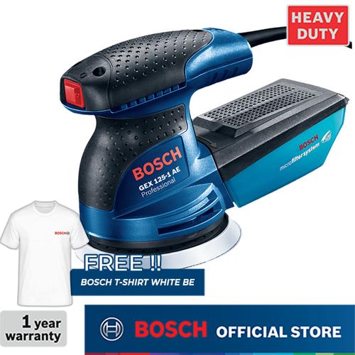 Promo Bosch Random Orbit Sander / Mesin Amplas Listrik 250Watt GEX 125-1 AE - +P240 10PCS Cicil ...