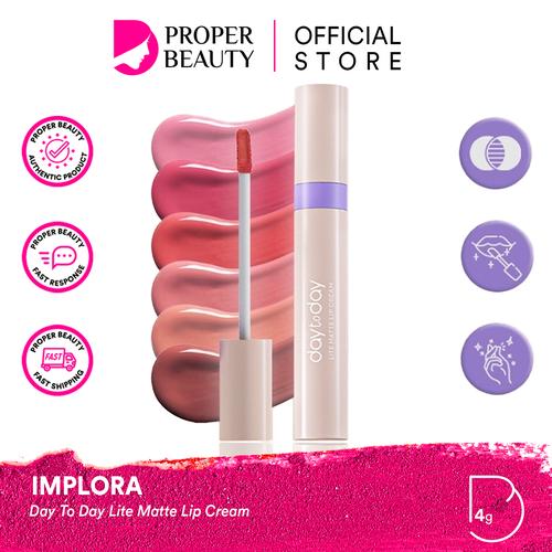 Jual IMPLORA Lite Matte Lip Cream Day To Day Indonesia / Lip Cream 4g ...