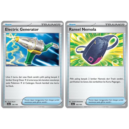 Jual Pokemon TCG Indonesia - Electric Generator, Ransel Nemola sv4a ...
