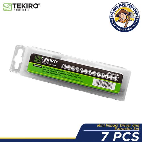 Jual Obeng Ketok Mini Tekiro 7 Pcs Impact & Extractor Set | Tekiro ...