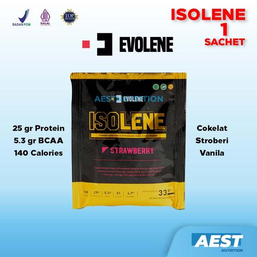 Jual Evolene Isolene Sachet 1 Serving Susu Whey Protein Isolate ...