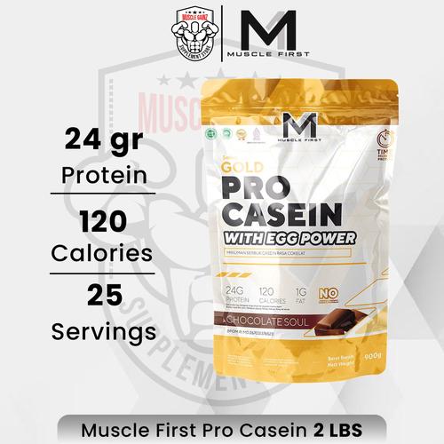 Jual Muscle First Pro Casein M1 Casein Slow Release Whey Protein Susu ...