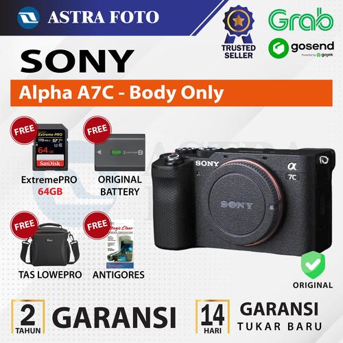 Promo Sony Alpha A7C - Sony A7 C A7C Body Only - Komplit Bonus, Silver ...