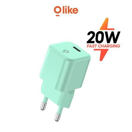 Promo OLIKE KEPALA CHARGER 20W IPHONE TYPE C PD ADAPTER FAST CHARGING ...