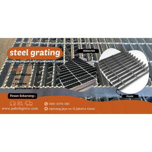Jual STEEL GRATING GALVANIS SERRATED 4.5/25 - Jakarta Barat ...