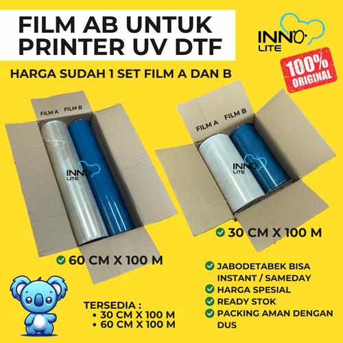 Jual Innolite Film A B for UV DTF Printer Original 1 Set - 30 cm x 100 ...