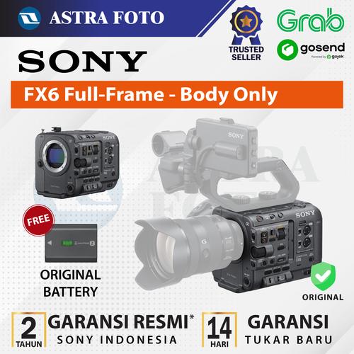 Promo Sony FX6 Full-Frame Cinema Camera (Body Only) - Garansi Resmi ...