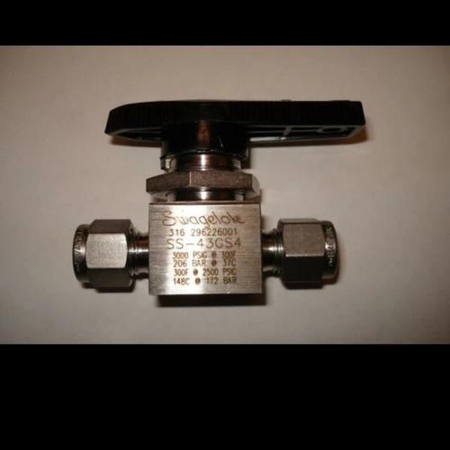Jual SS-43GS4 Ball valve 1/4" OD x 1/4" OD SS316 2500 psi SWAGELOK ...