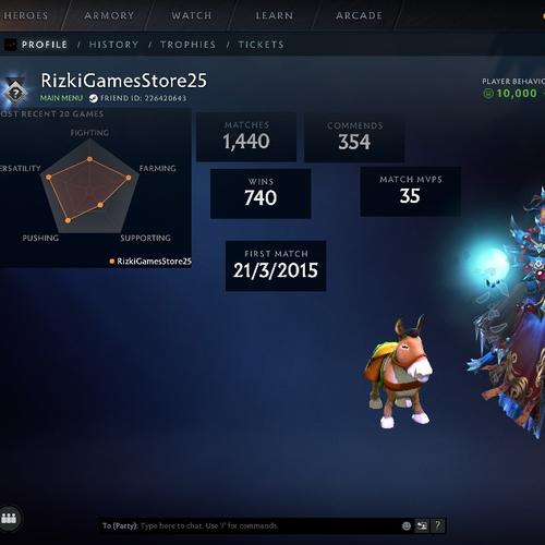 Jual dota 2 id tbd legend polosan - Kota Bogor - RizkiGamesStore ...