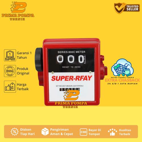 Jual Flow meter solar 1 inch 3 digit Flow meter Solar Super-Rite 1 inch ...