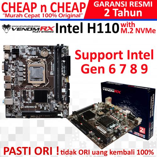 Jual Venom RX H110 Intel Gen 6 7 8 9 DDR4 Socket 1151 - Motherboard ...