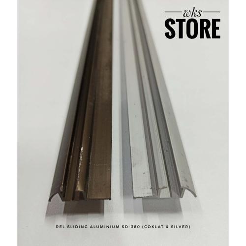Jual Rel Pintu Lemari Geser - Sliding Huben SD-02 U&M - REL COKLAT M ...