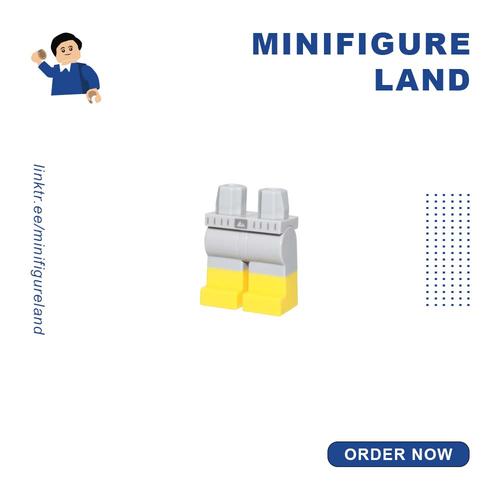 Jual Lego Hips and Legs with Molded Yellow Lower Legs / Boots and ...