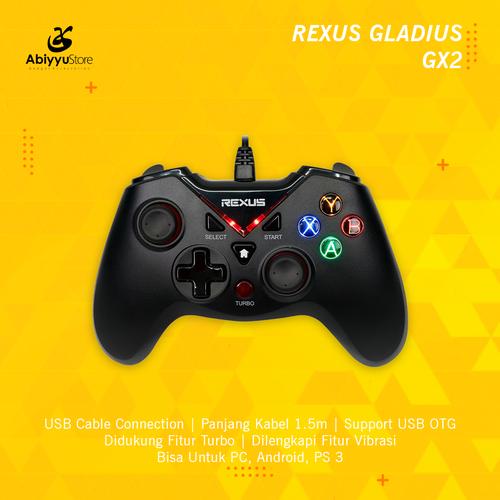 Jual Gamepad Stick Rexus Gladius GX2 Gaming Komputer PC Laptop Android ...