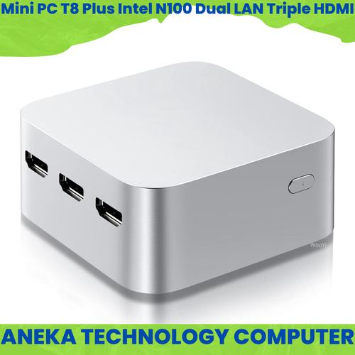 Jual Mini PC T8 Plus Intel N100 Dual LAN Triple HDMI 4K WiFi Windows 11 ...