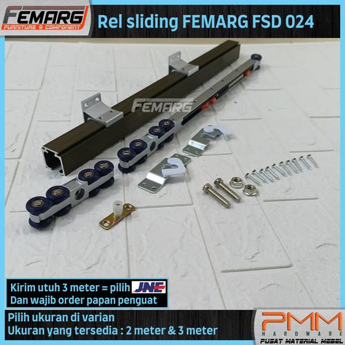 Jual REL SLIDING SLOWMOTION PINTU RUMAH RIERRA *BUKA & TUTUP SLOWMOTION ...