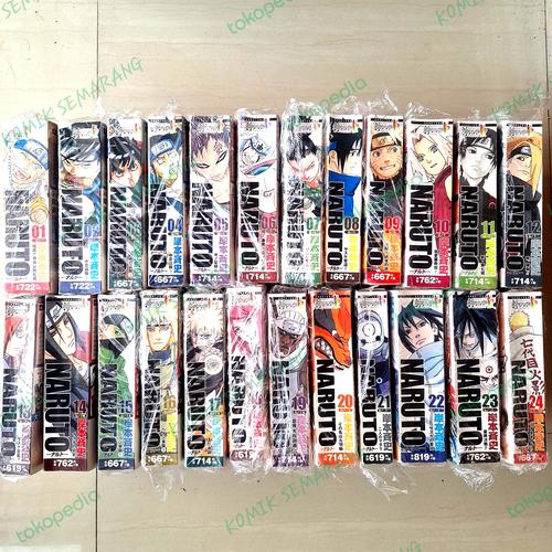 Jual Naruto 3 In 1 No Vol 1 - 24 SET TAMAT Komik Manga Impor Import Bahasa Jepang Japan Bind Up ...