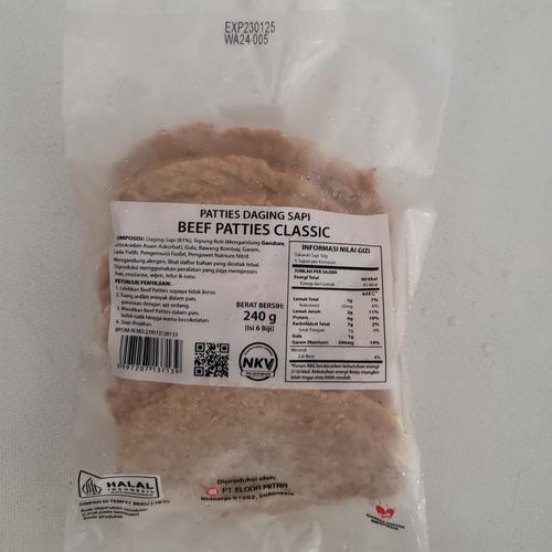 Jual Bernardi Beef Patties 6s 240gr Daging Burger Sapi Classic Premium ...