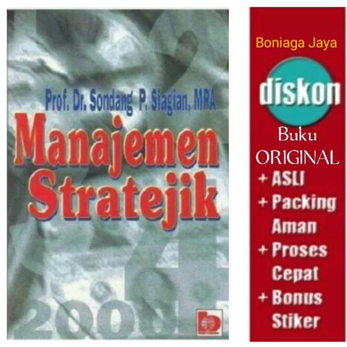 Jual Manajemen Stratejik - Sondang P Siagian - Jakarta Pusat - Boniaga Jaya | Tokopedia