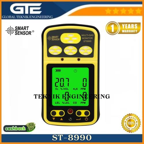 Jual Gas Detector Smart Sensor ST8990 H2S O2 CO LEL Multi 4in1 EX Detektor - Jakarta Barat ...