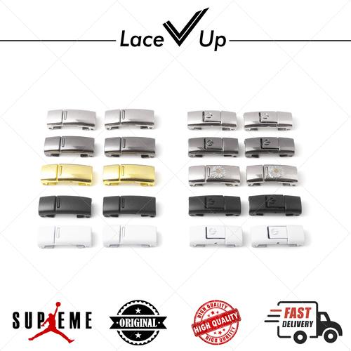 Jual Premium Buckle Magnetic Shoe Laces Lock | Tali Sepatu Elastis ...