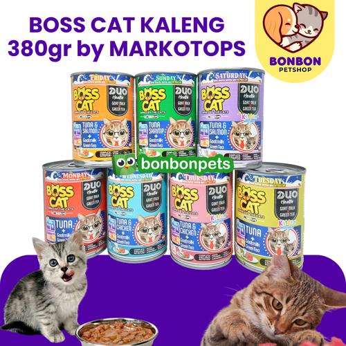 Promo BOSS CAT kaleng Makanan kucing Bosscat kaleng 380 gr by Markotops ...