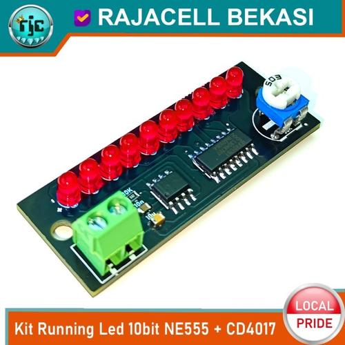 Jual DIY KIT Running LED Module Light Water Flow light NE555 + CD4017 ...