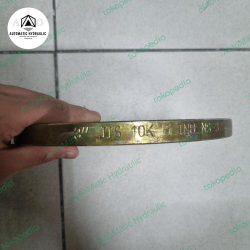Jual BLIND FLANGE CARBON STEEL JIS 10K 3"INCH /FLANGE BUTA BESI CS 10K ...