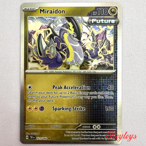 Jual Pokemon TCG Temporal Forces TEFen - 121 Miraidon ( Holo / RH ...