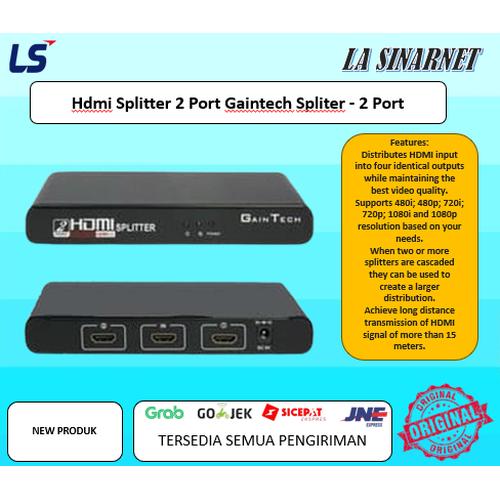 Jual Hdmi Splitter 2 Port & 4 Port Gaintech Spliter - 2 Port - Jakarta ...