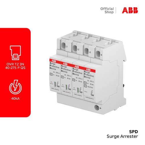 Jual ABB SURGE PROTECTIVE DEVICE 40kA OVR T2 3N 40-275P QS ...
