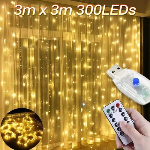 Promo Lampu Hias Tumblr Tirai Led 3x3 meter Dekorasi Lampu Hias Natal ...