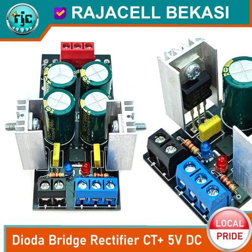 Jual DC Rectifier 3A60 12V CT +5V Penyearah Tegangan Power Supply ...