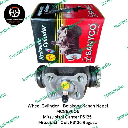 Jual Sanyco Wheel Cylinder Belakang Kanan Nepel MC889605 Mitsubishi ...