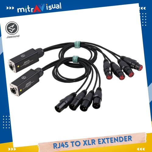 Promo Jiasound XLR Connector to CAT5/CAT6 Ethernet Cable Auido Snake 4 ...