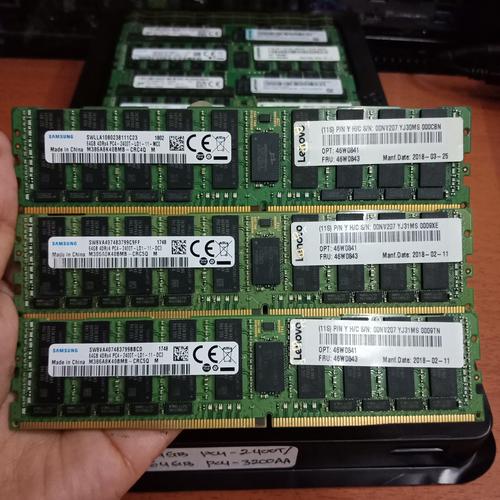 Jual Ram Server 64Gb DDR4 PC4-2400T- PC4-2666V ECC LRDIMM REGISTER MEMORY - 64Gb Pc4-2666V ...