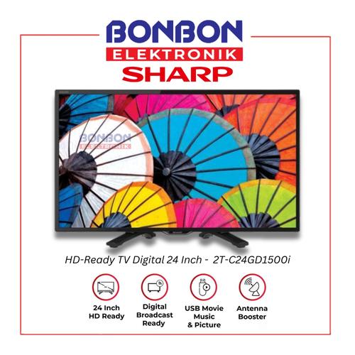 Promo Sharp LED Digital TV 24 Inch 2T-C24GD1500i / C24GD1500i / 2T ...