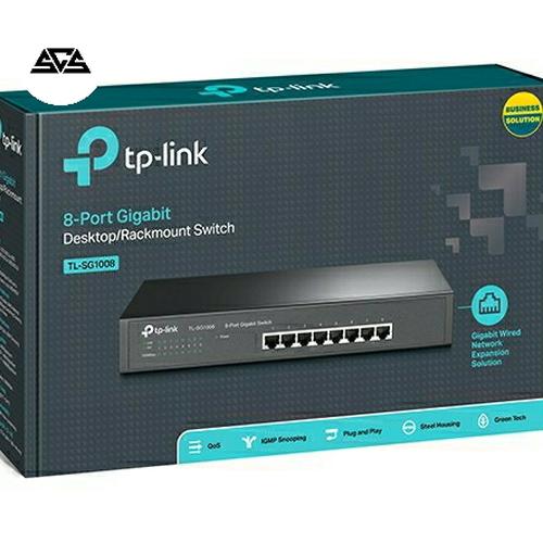 Jual TPLink Switch SG1008D 8Port Gigabit Desktop/Rackmount - Kota ...