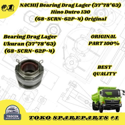 Jual NACHI| Bearing Drag Lager Hino Dutro 130 (68SCRN62P-4) Original ...