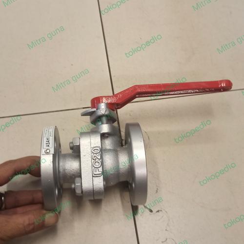 Jual 2PC Ball Valve C/I JIS 10K Flange DN 15 1/2" Merk ASAHI - Jakarta ...